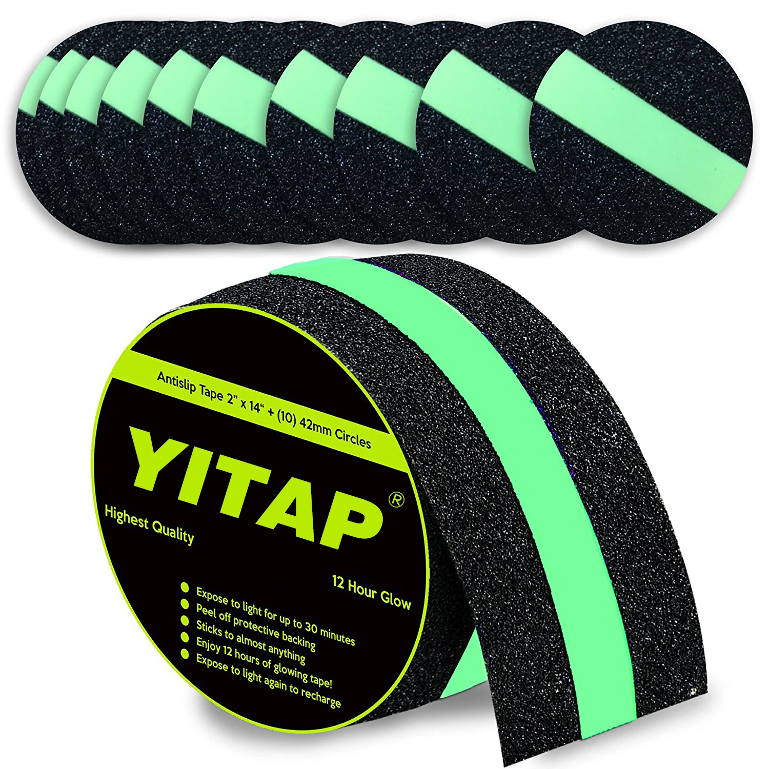 Waterproof Black High Rubber Self Adhesive Backed Concrete Grip Anti ...