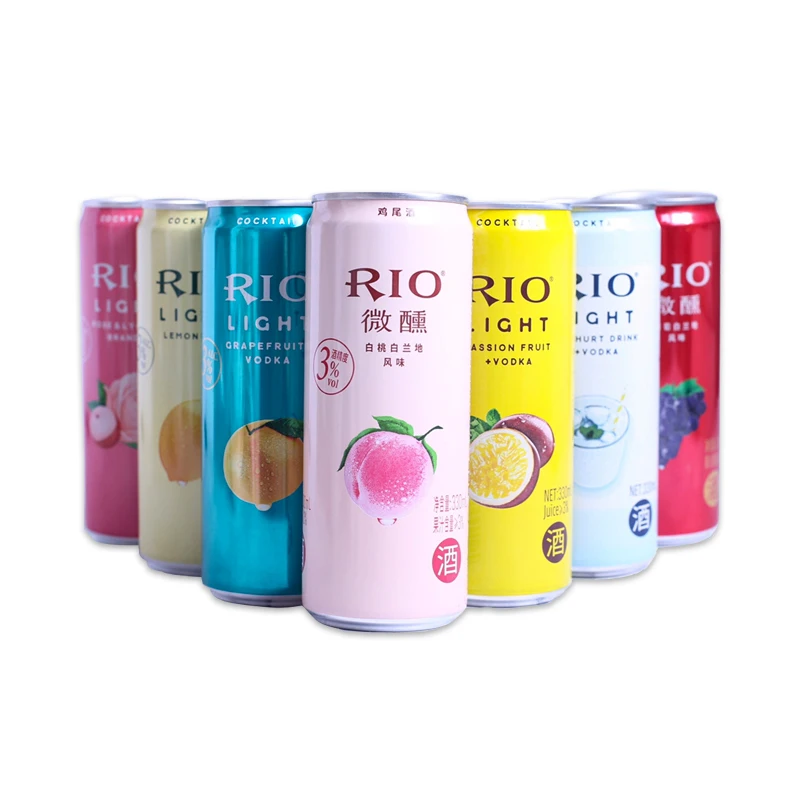 Wholesale Rio Drinks 330ml Peach Flavored Alcoholic Fruit Soft Drinks ...