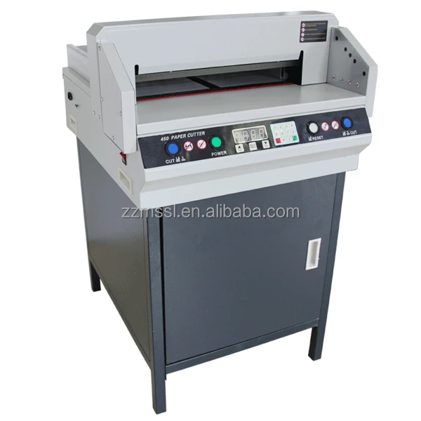 Office Book Guillotine 450 Mm Electric Numerical Control Paper Cutting ...