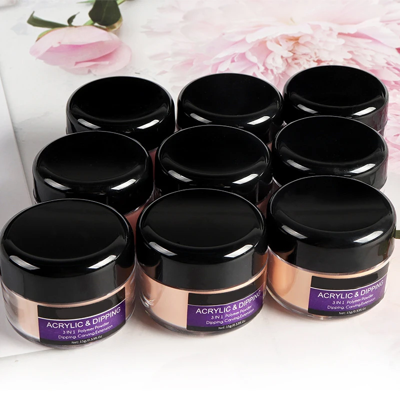 Wholesale Private Label Acrylic Nail Pigment Powder Custom Logo Mail 3 ...