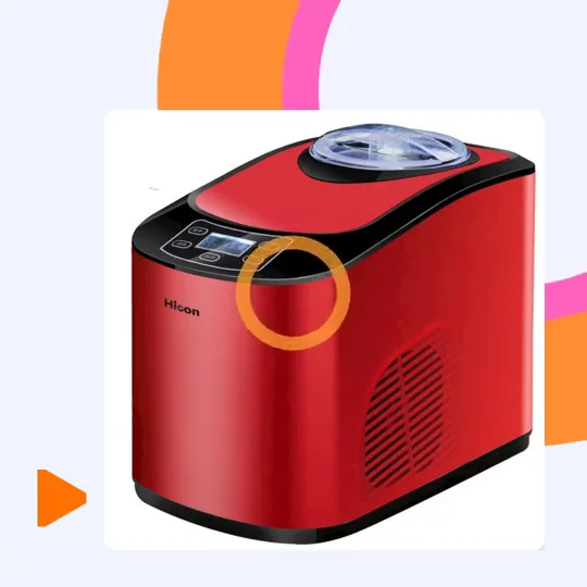 Portable Household Ice Cream Machine Icm-15a Full Auto Soft&hard ...