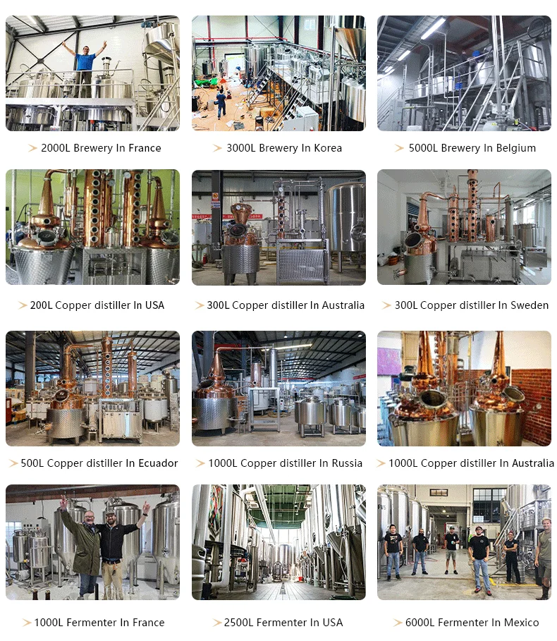 1000L Vodka Gin Brandy Whiskey Rum Making Machine Distilling Equipment ...
