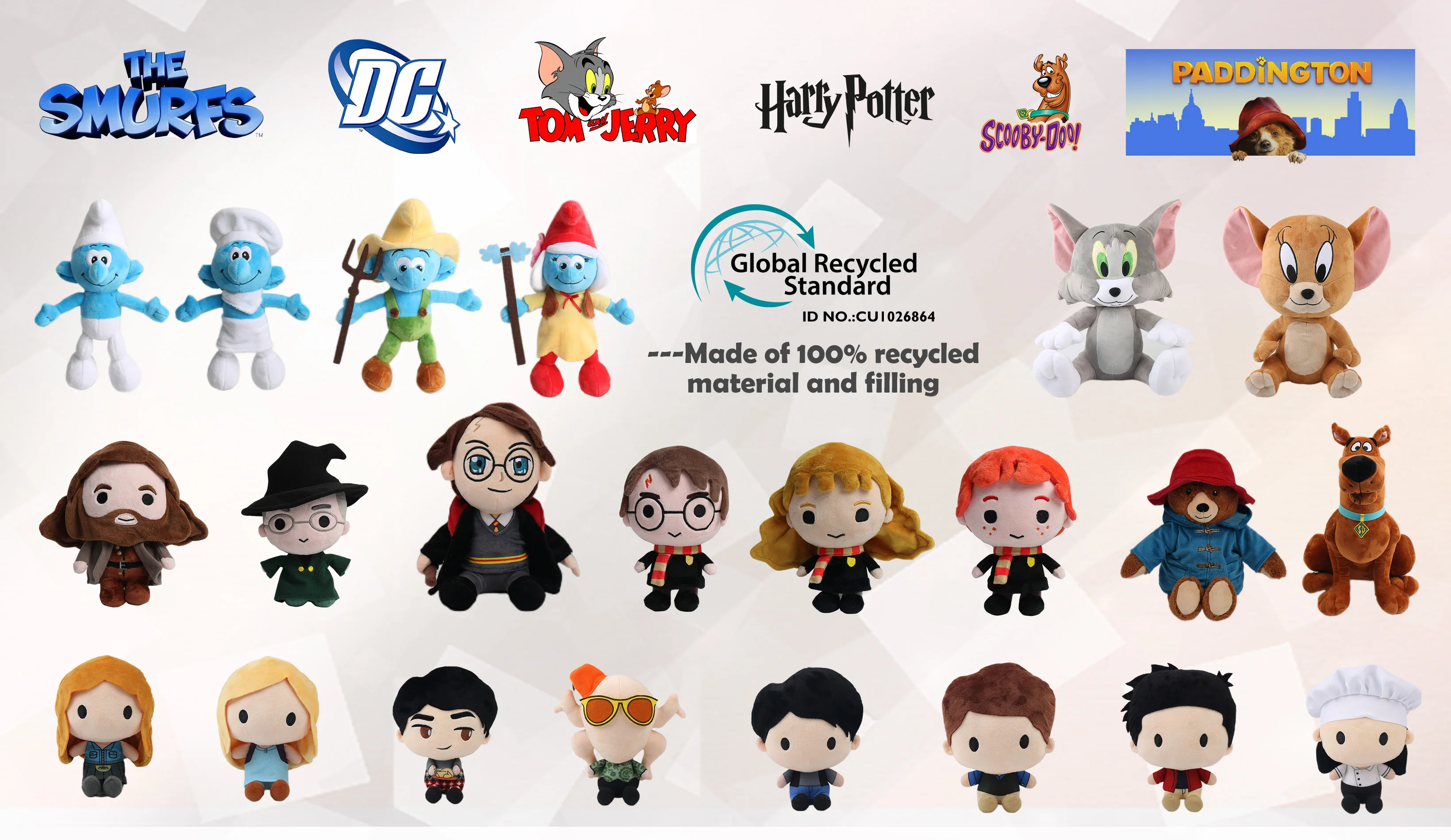 Plush Toy Stuffed Animals Bounce Ball Series - Soft & Durable