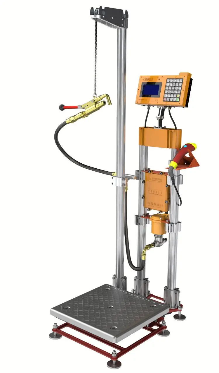 Automated LPG Electronic Filling Scale with Real-Time Filling Weight ...