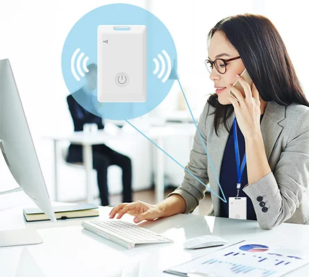 Rechargeable Card Badge - Programmable Iot Device Aoa Ble