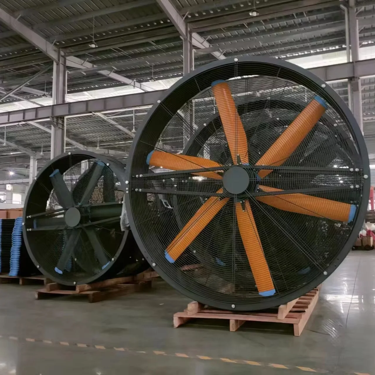 Pmsm Motor1.5m Industrial High Velocity Drum Fan Cooling Gym Portable ...