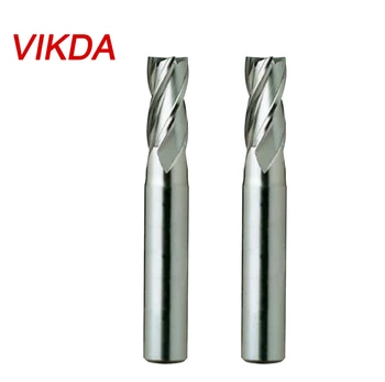 Vikda M42 4-blade Hss Co8 Cnc Milling Thread Inchmilling Cutter Hrc40 Flat-bottomed End Mill ...