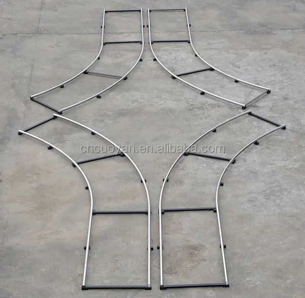360 Degree Rotation Camera Dolly Track 1.5m Stainless Steel Curved Rail ...