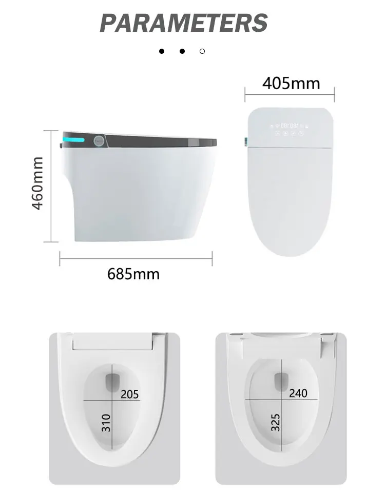 Smart Toilet - Modern Inodoro Foot Sensor Sanitary Ware