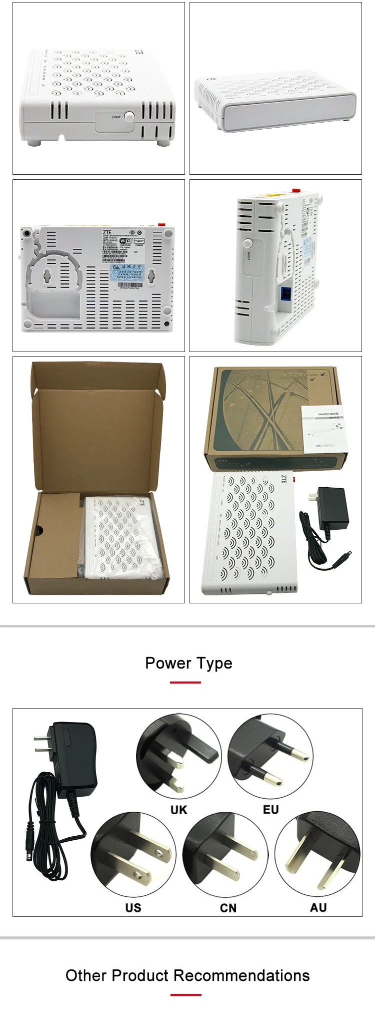 Cheaper Zte Onu Ont F460 V6.0 /f660v6.0 1ge+3fe+1tel+1usb+wifi Epon ...