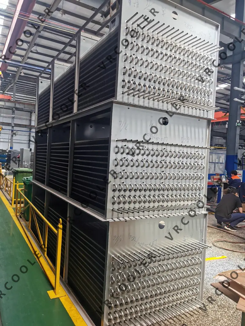 Stainless Steel Ammonia Systems Air Cooling Unit Cooler Heat Exchanger ...