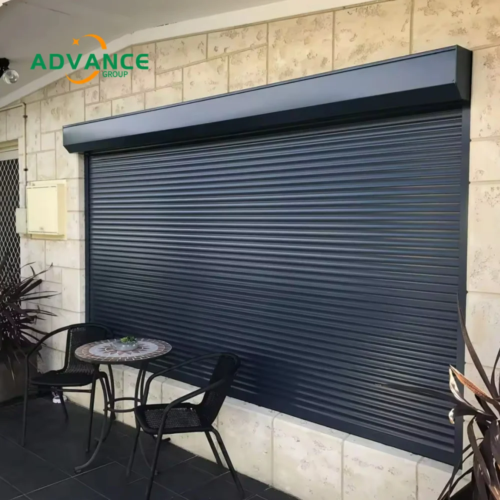 Aluminium Electric Roller Shutter Windows Hurricane Shutters Outdoor ...