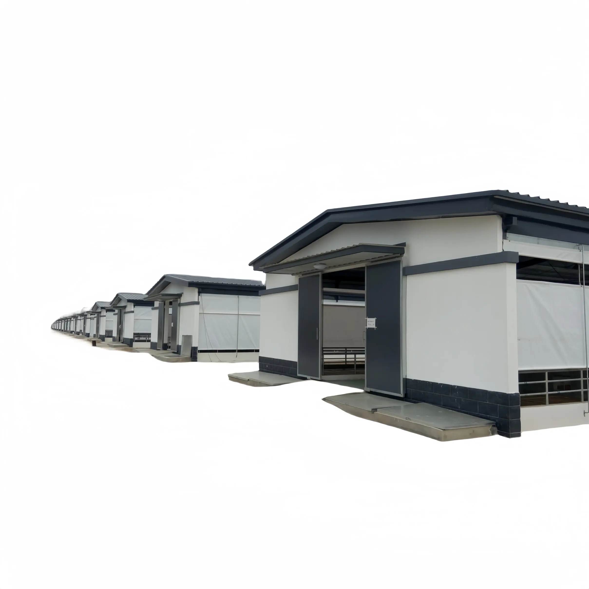 S-automatic Cattle Farming Equipment Prefab Sheep Shed Barns House ...