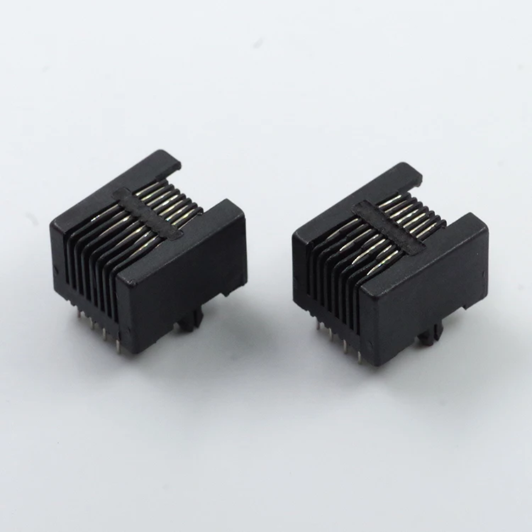 Customized 8 Pins Rj11for Alarm Panel Jack With Cable Connector - Buy ...