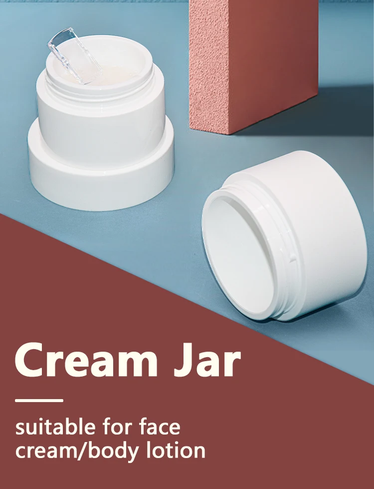 Customized Logo PP Plastic Cream Jars Body Lotion & Cosmetic Container ...