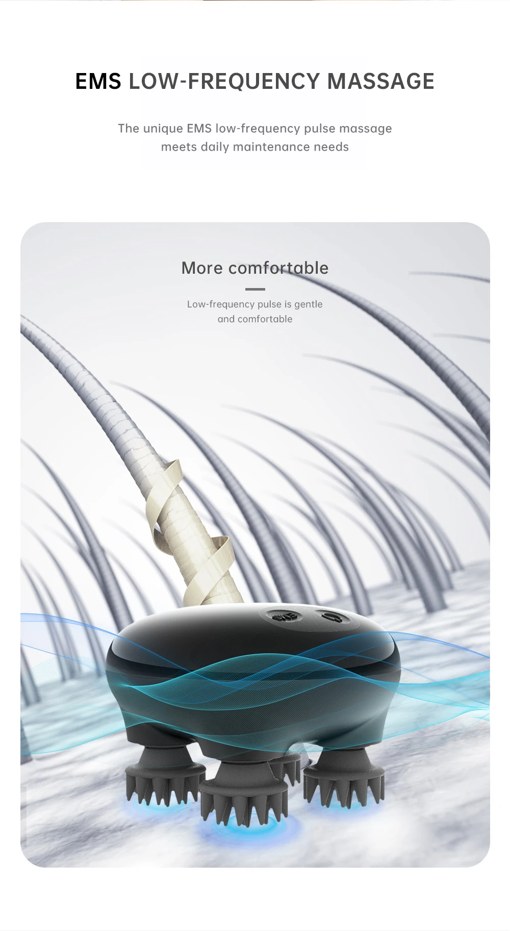 Unbeatable Value: High-tech Head Massager With Red Light,Ems,Human-like Massage For Ultimate ...