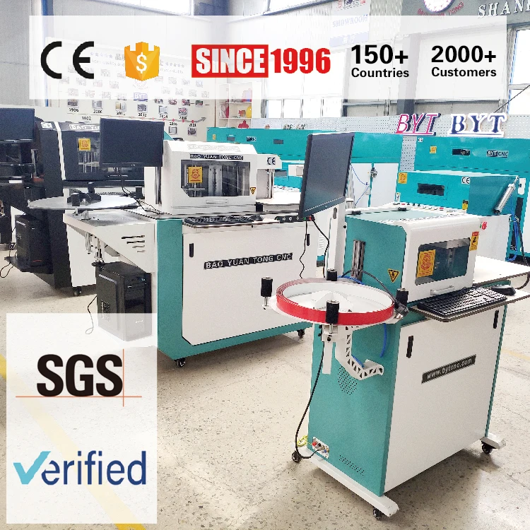 Bytcnc Channel Letter Notching Bending Machine For 3d Advertising ...
