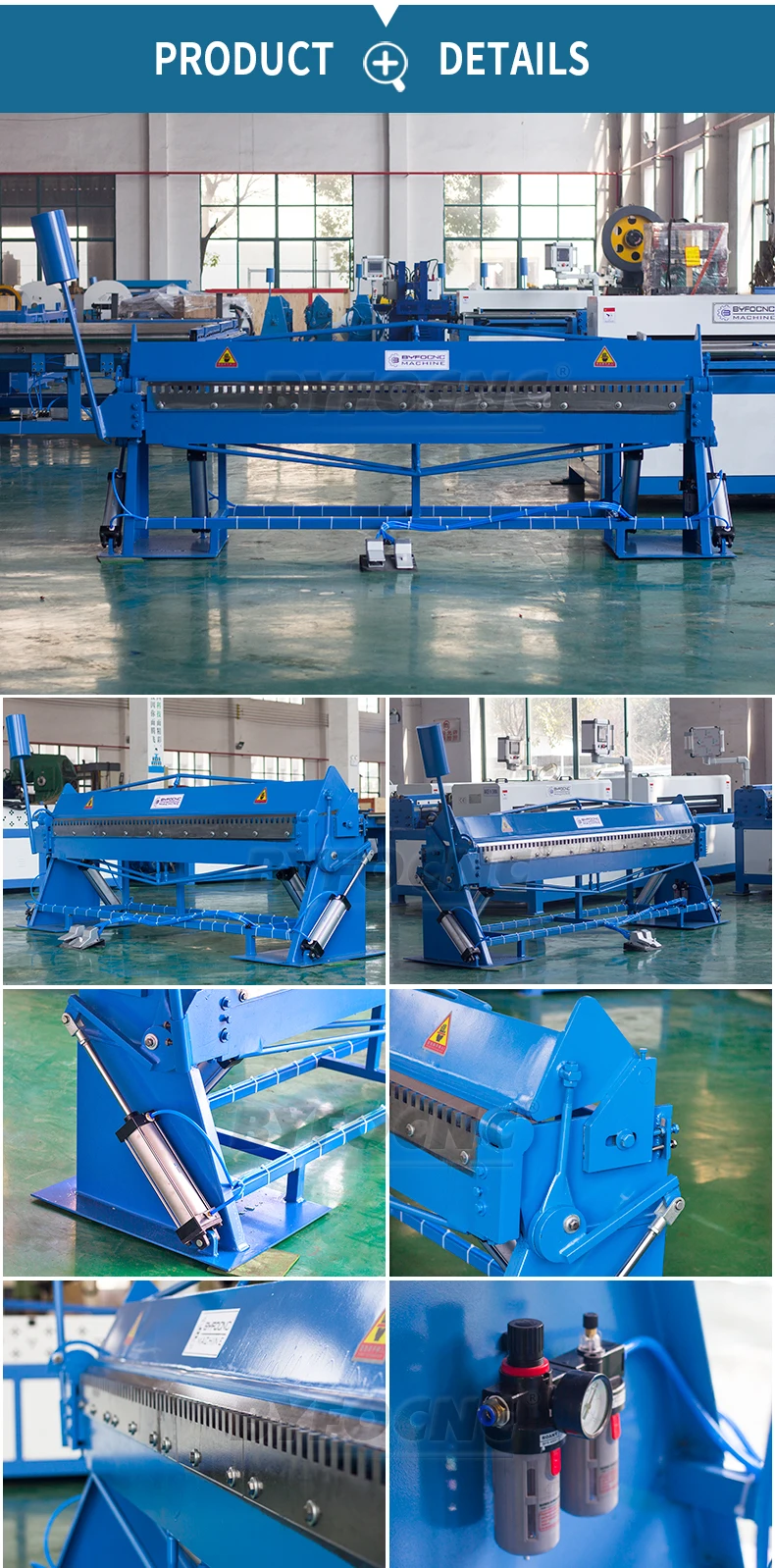 Rectangle Duct Making Duct Bending Machine TDF Sheet Metal Manual ...