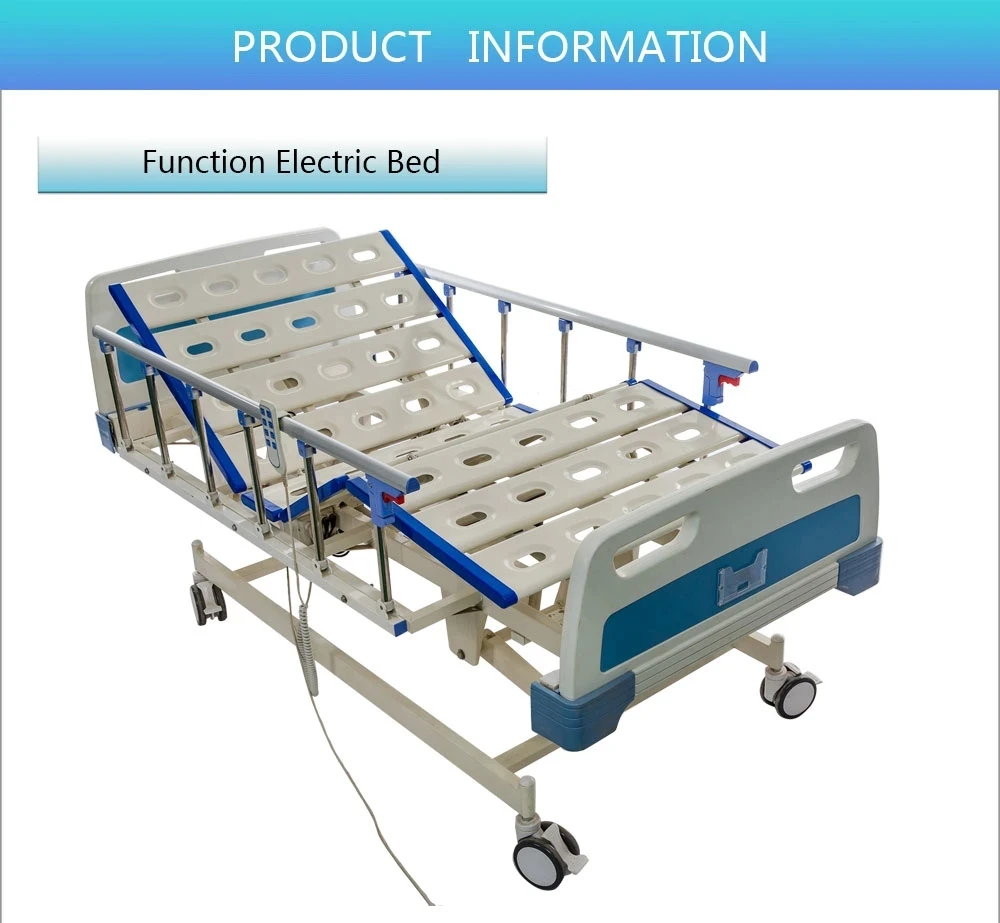 Luxury Three Function Icu Electric Adjustable Equipments Hospital Bed ...