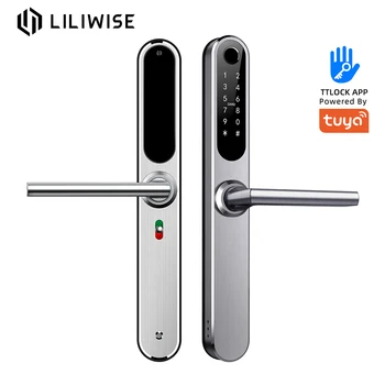 Liliwise Waterproof Ip66 Outdoor Fingerprint Smart Door Lock Tuya App ...
