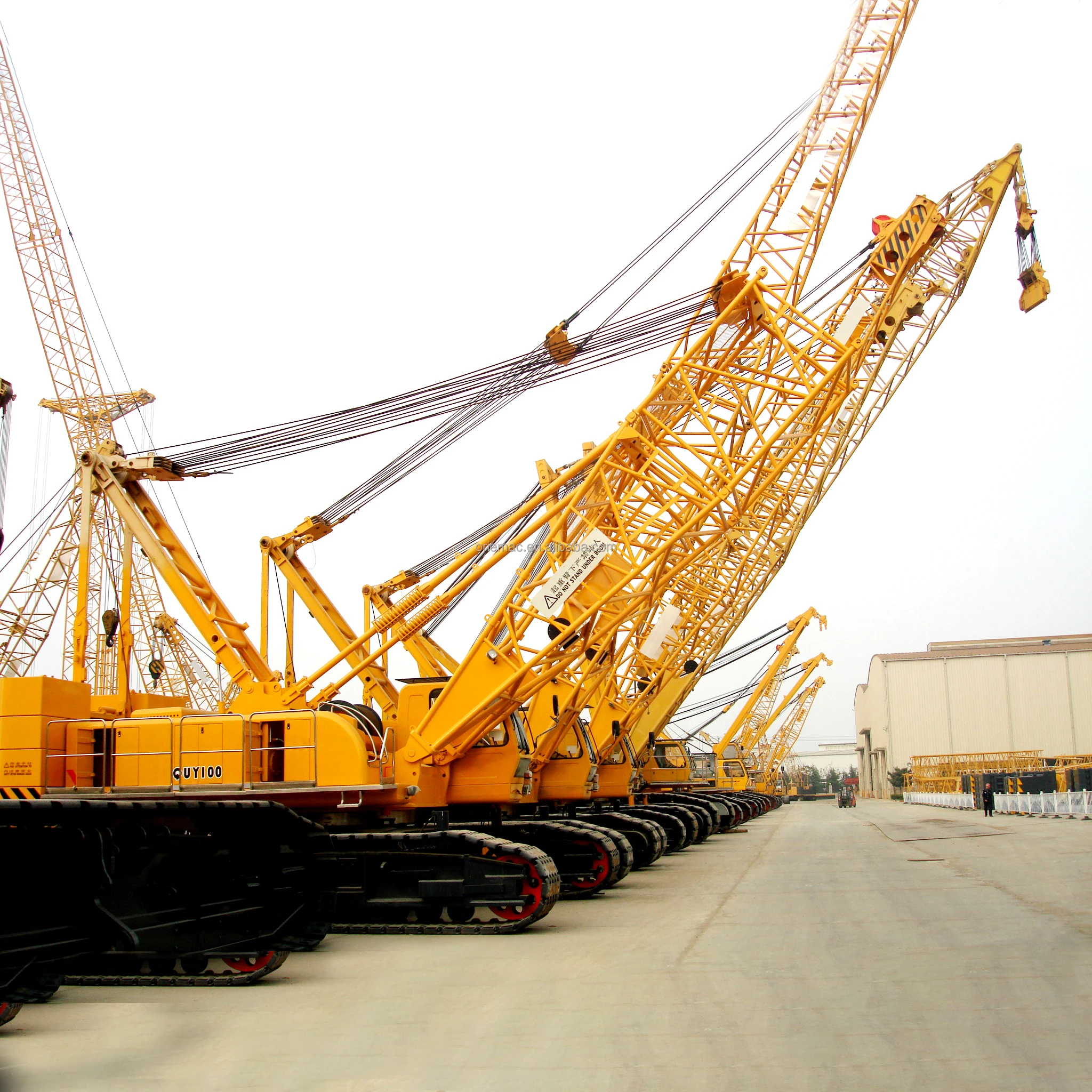 Full Hydraulic 100 Ton Crawler Crane QUY100 for Sale