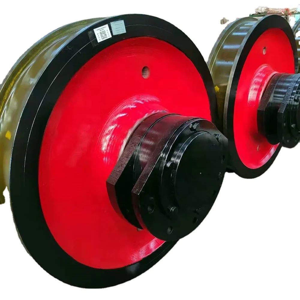 Overhead Gantry Crane Electric Trolley Wheel Steel Casting Forged ...