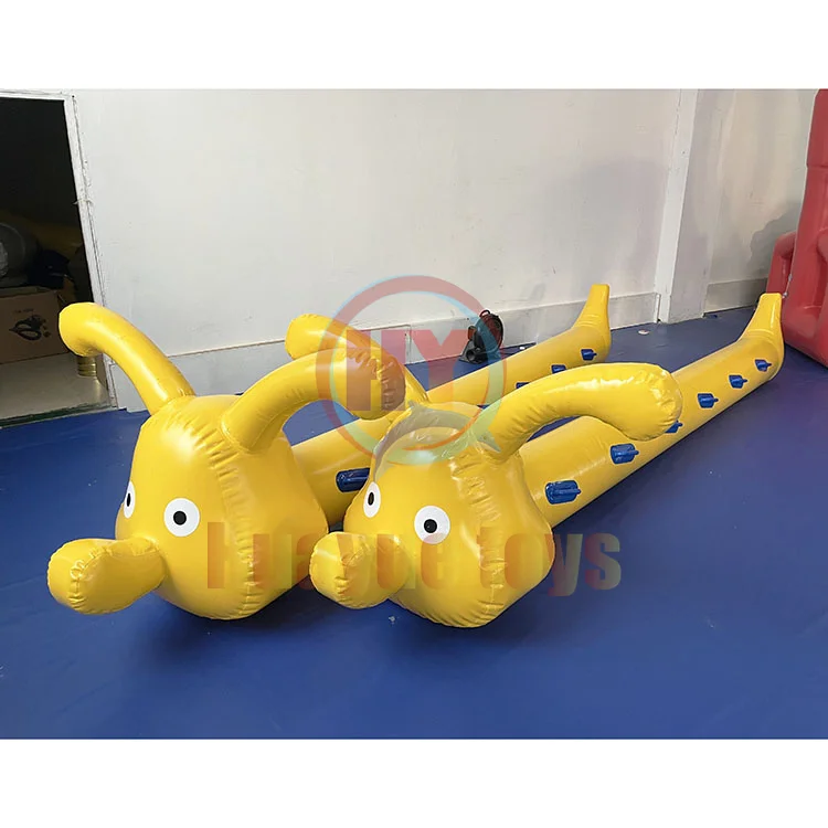 Outdoor Team Building Inflatable Bouncy Tube / Inflatable Caterpillar ...