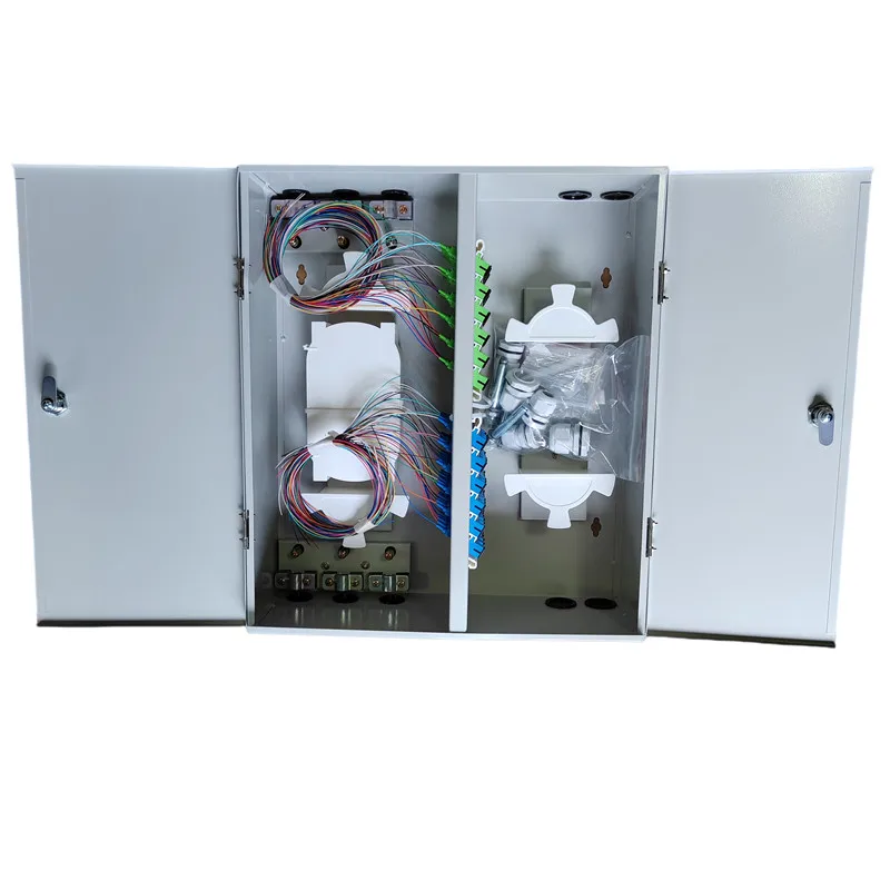 Indoor Termination Fiber Optic Wall Mount Enclosure 48 Ports Wall ...