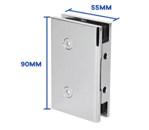 Sus 304 Glass Railing Corner Clamp Fittings Shower Frameless Tempered ...