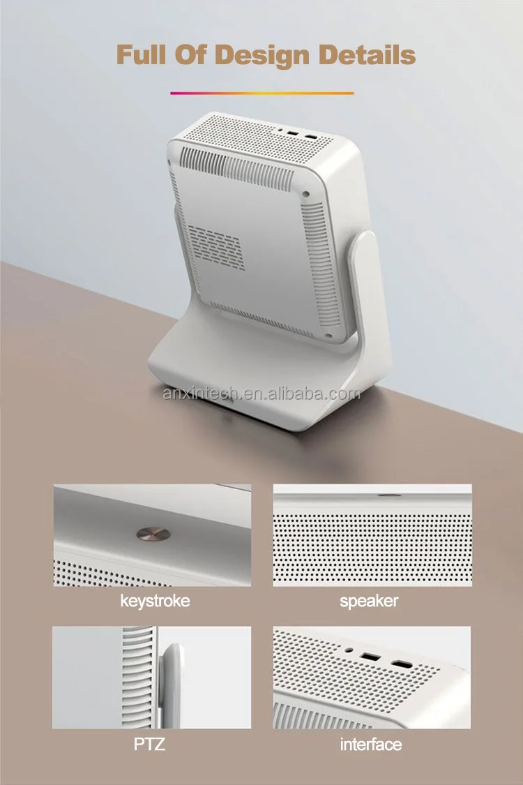 Anxin A2 Pro Projector Dual Screen Touch Control Auto Focus 4K Home ...