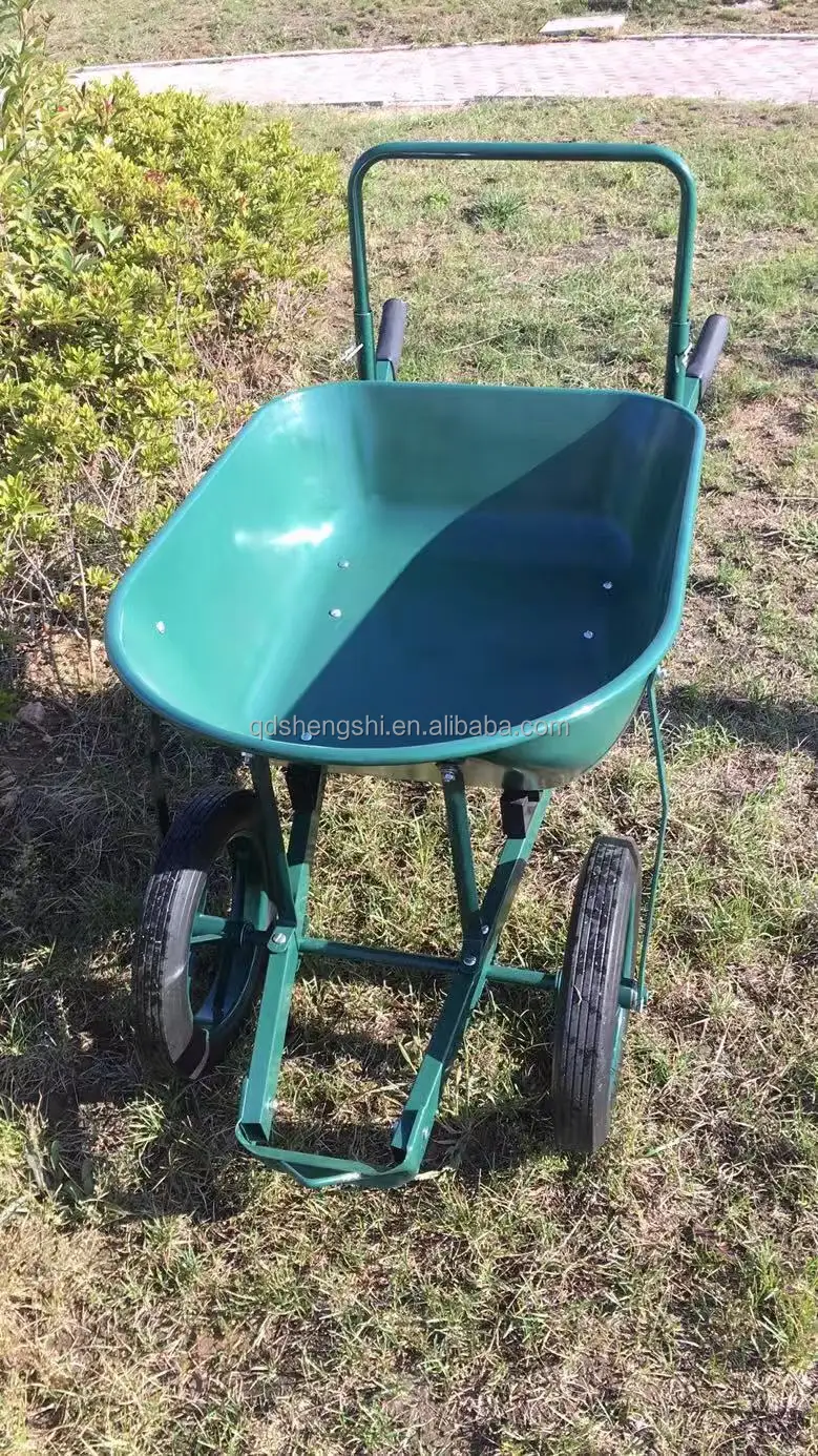 Three Wheels Wheelbarrow - Heavy Duty Garden & Construction