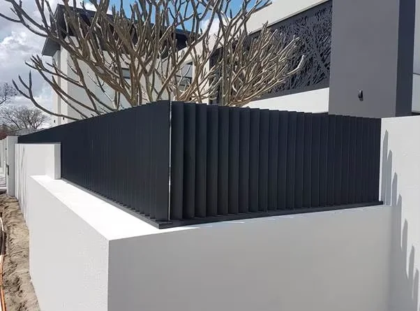 Modern Design Easy-to-Install Aluminum Fence Panel with Welded Slat ...