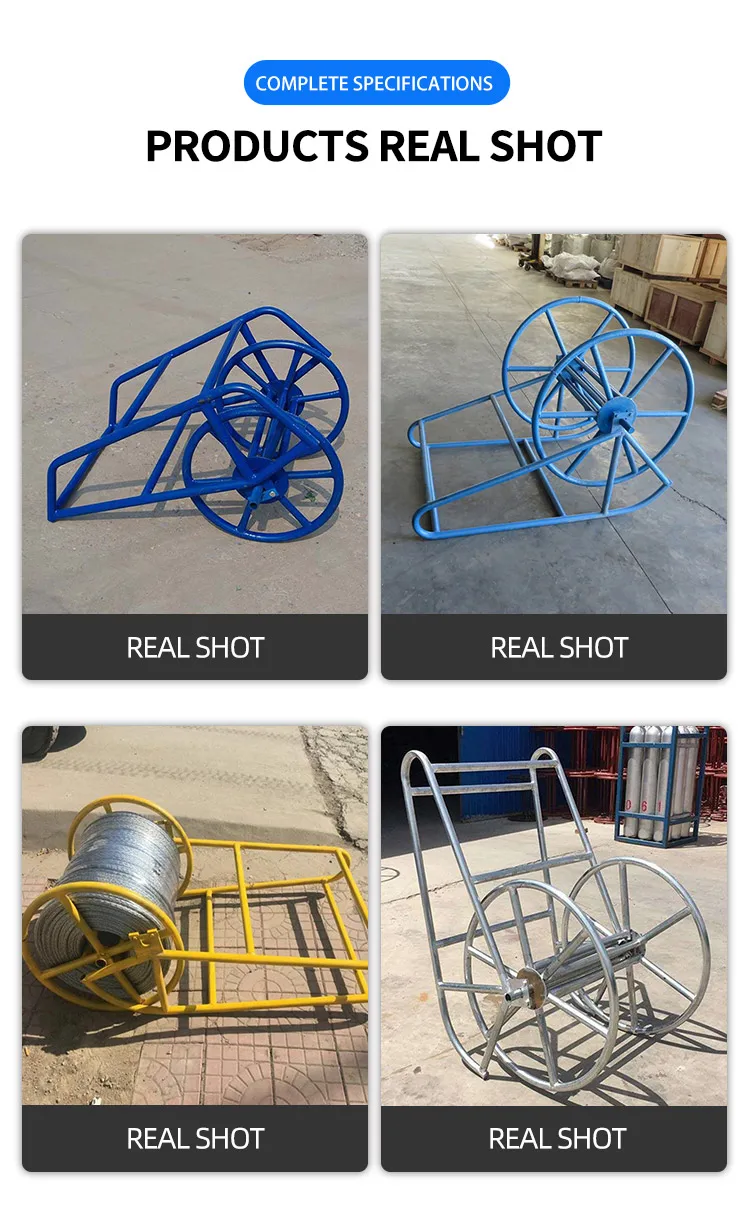 Mechanical Wire Rope Reel Stand Are Designed As A Rack For Storing And ...