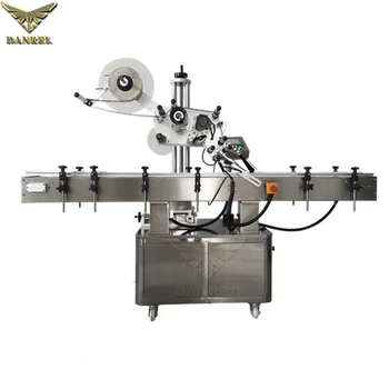 Ce Approved Bottle Cap Labeler Flat Sticker Applicator With Hot Foil ...