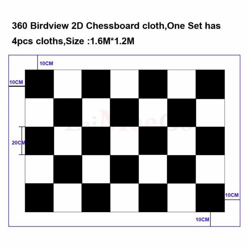 Fabrics Calibration Cloth Special For 360 Degree Surround Bird View ...