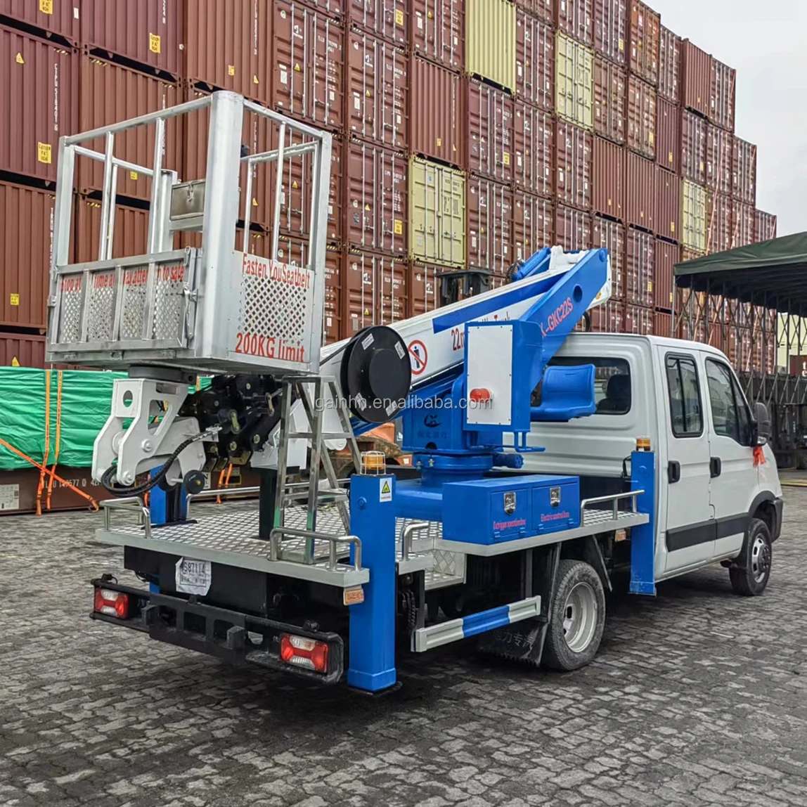 10-30M High Altitude Operation Truck Aerial Manlift Platform