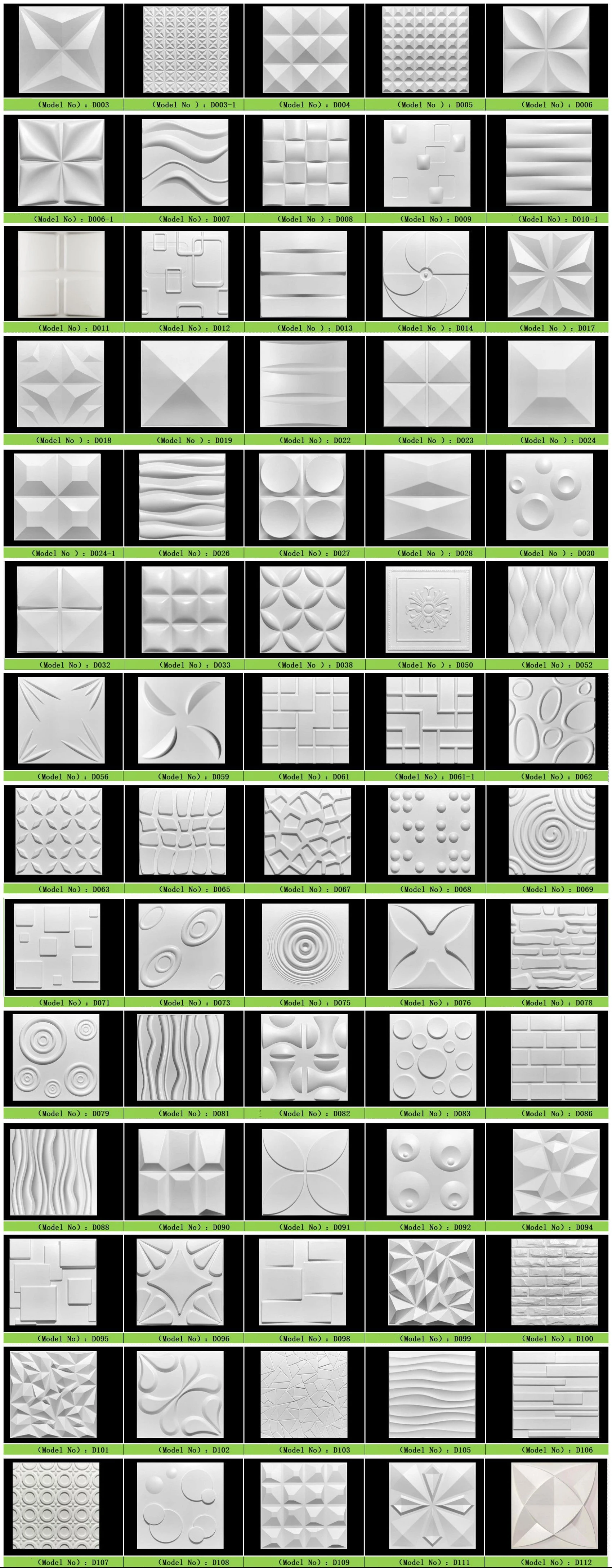 Brick Wave Pattern White Black Gold Multi Colors Modern 3d PVC Wall ...