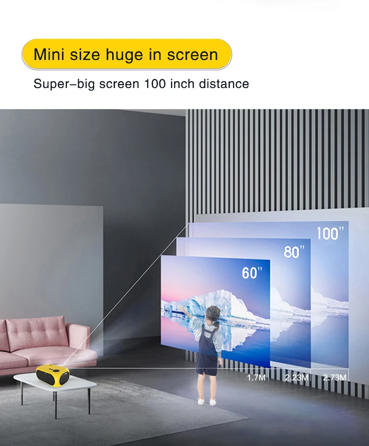 Cheap High Quality Potable Mini Projector With Built-in Games And ...