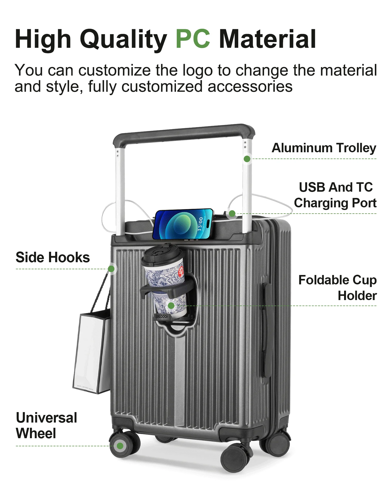 High Quality Multifunctional Luggage - Perfect for Travel