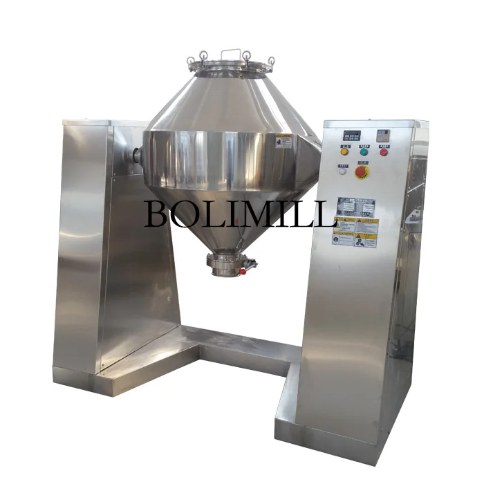 Rotary Drum Food Powder Mixer Barrel Rotation Mixing Machine ...