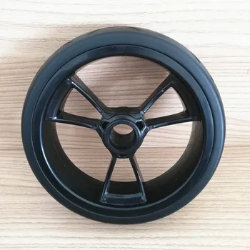 Baby Carriage Wheel Polyurethane Foam Filled Solid Flat Free Wheel ...