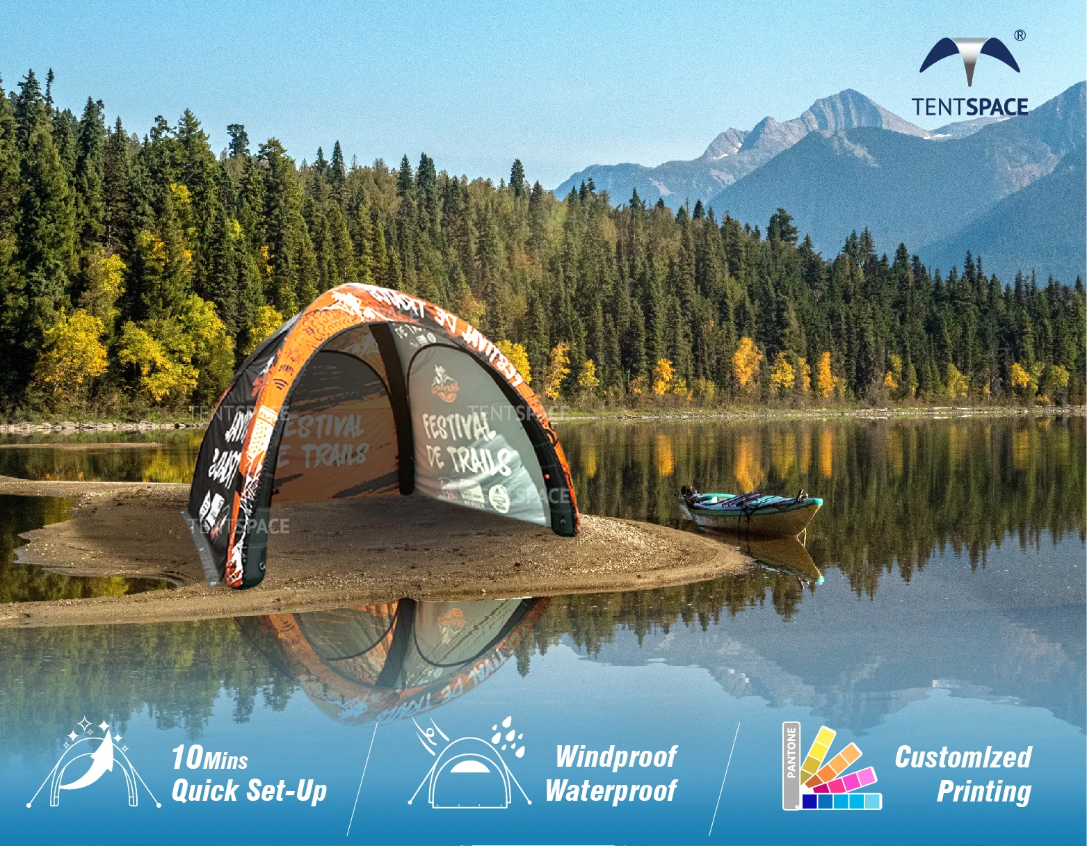 Outdoor Easy Assembly And Disassembly Air Blow Up Camping Tent On Sale ...