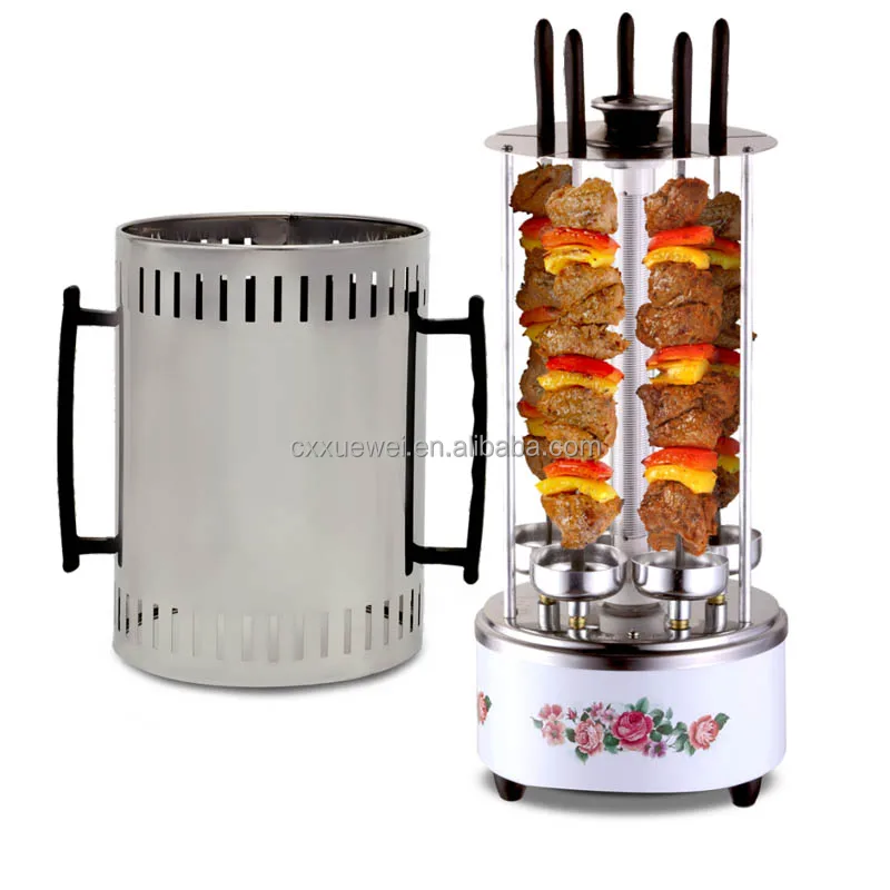 Stainless Steel Electrical Grill Vertical Rotisserie Grill Tandoor ...