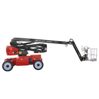 Hydraulic Diesel Mini 40m Telescopic Boom Trailer Wheel Lift For ...