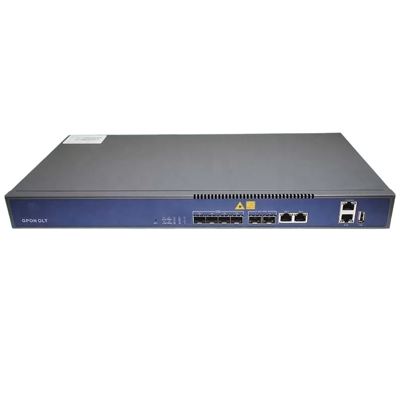 Gpon 4 port OLT GPON OLT With 10G Uplink SFP Interface 4*GPON 2*RJ45+2 ...