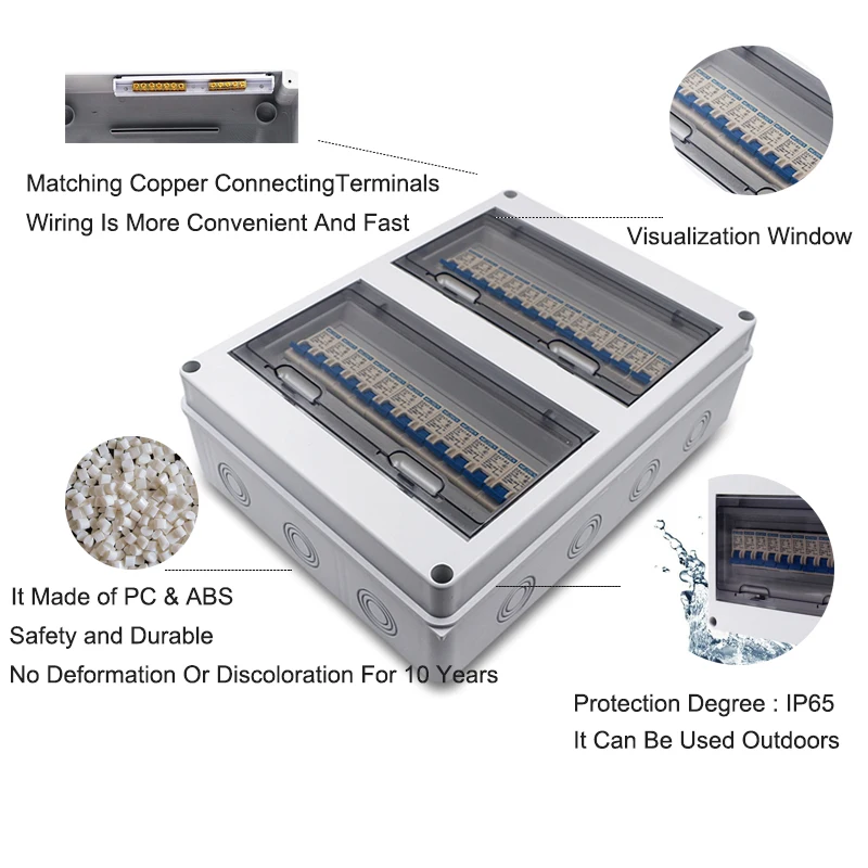 18 Way 24 Way IP65 Mcb Box - Reliable Electrical Solution