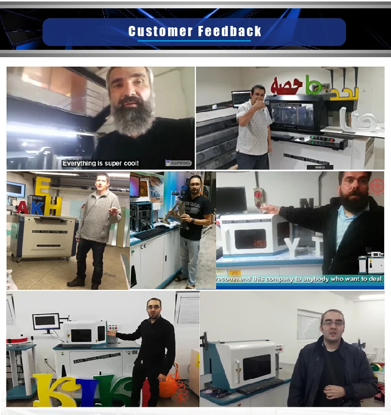 Acrylic Channel Letters Making Box Light Letter Machine Stainless Steel ...