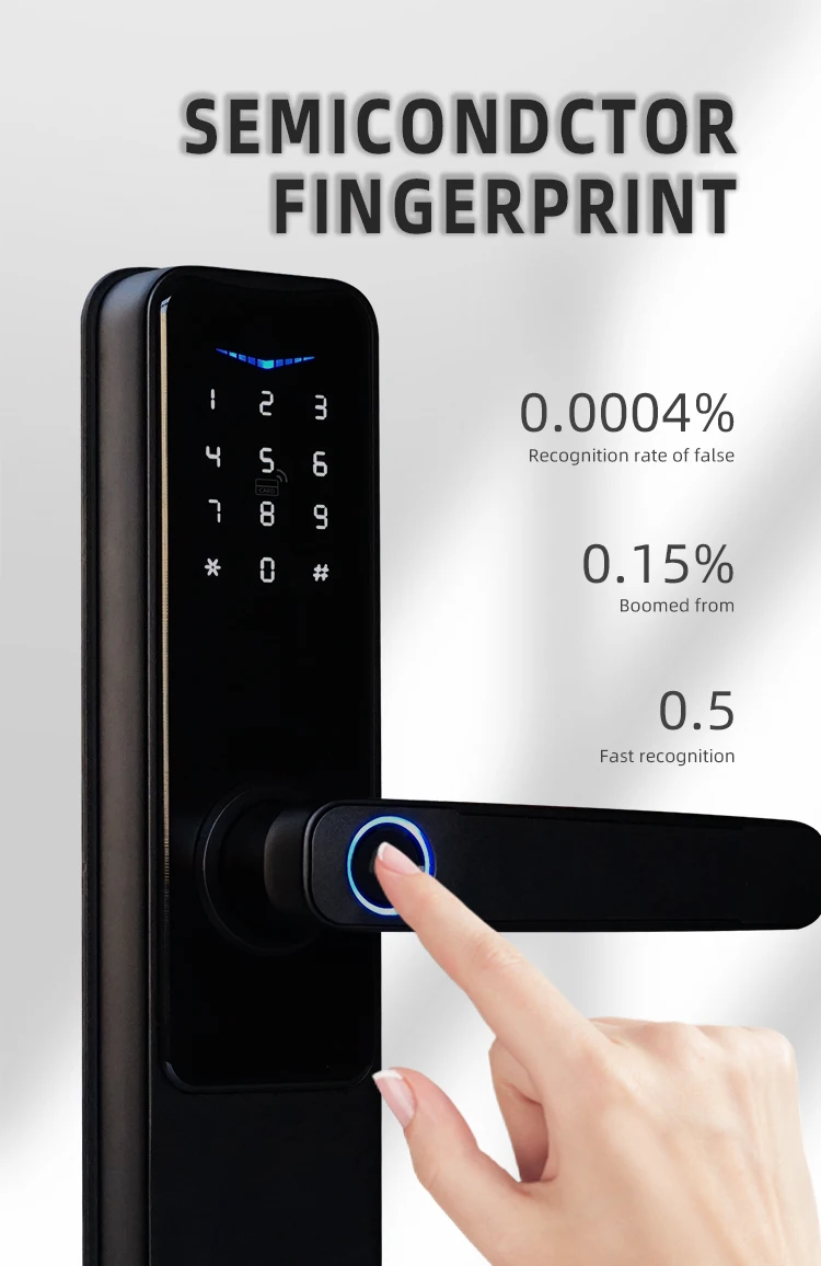 Keyless Fingerprint Smart Digital Door Lock - Secure & Convenient