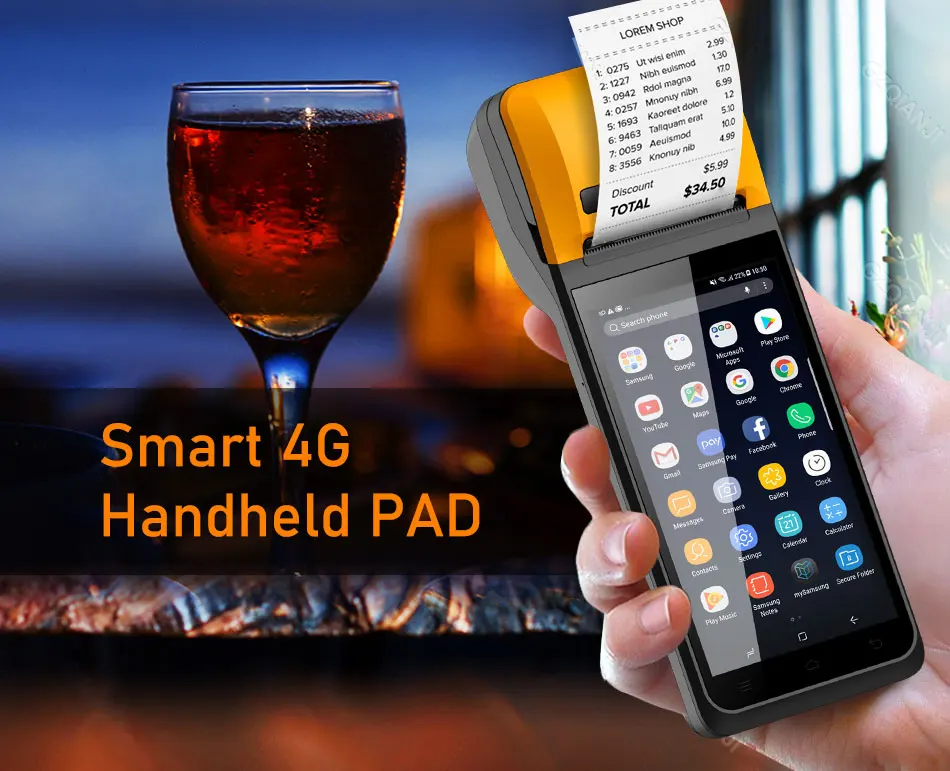 Noryox Nb55 Handheld Pos Machine With 2d Scanner One Key Infrared ...