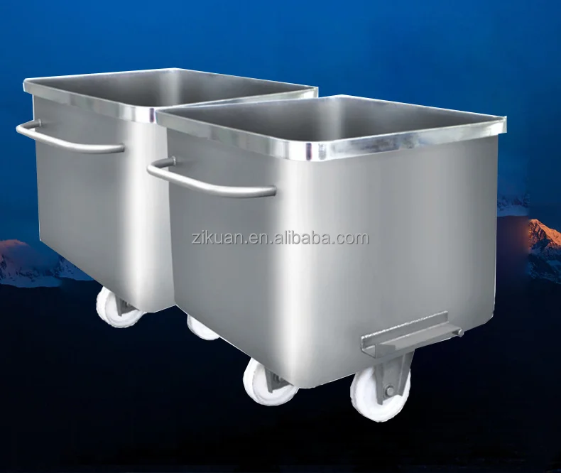 304 Stainless Steel Bucket 200L Meat Cart Meat Wagon| Alibaba.com